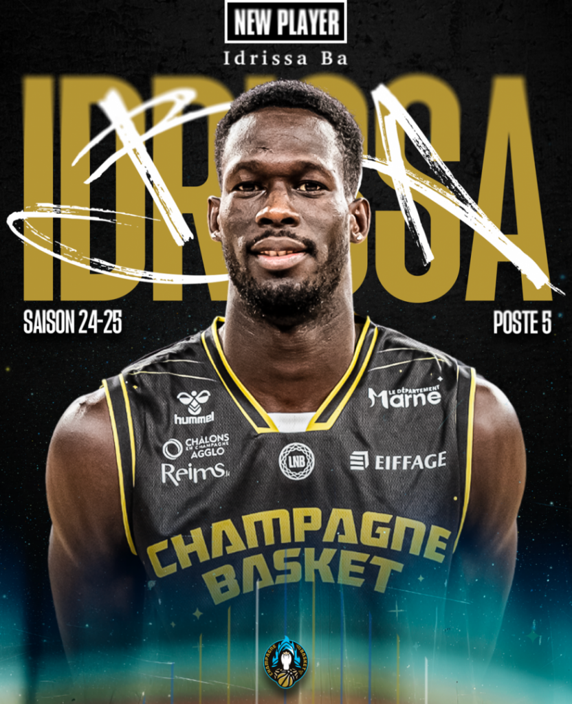 Idrissa BA arrive au Champagne Basket | Champagne Basket